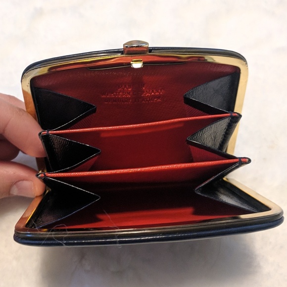 Vintage | Bags | Vintage Genuine Leather Small Wallet | Poshmark